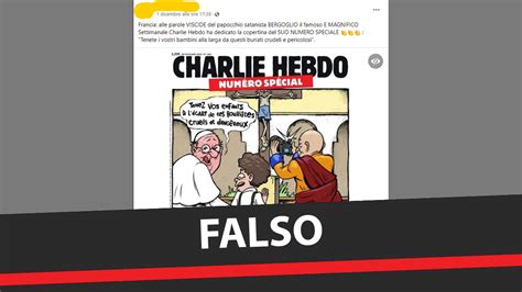 No Charlie Hebdo Non Ha Pubblicato Questa Caricatura Del Papa Nel Numero Di Novembre 2022 Open