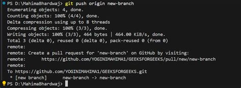 How To Push A Local Branch To A Remote Repository In Git Geeksforgeeks