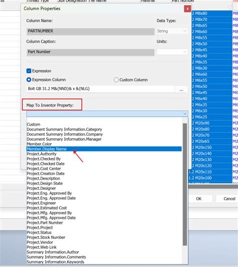 How To Get The Part Number Of A Content Center Part Which Is Placed As