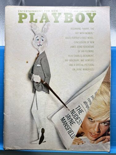 Playboy June 1963 Playmate Connie Mason Jayne Mansfield Wbar