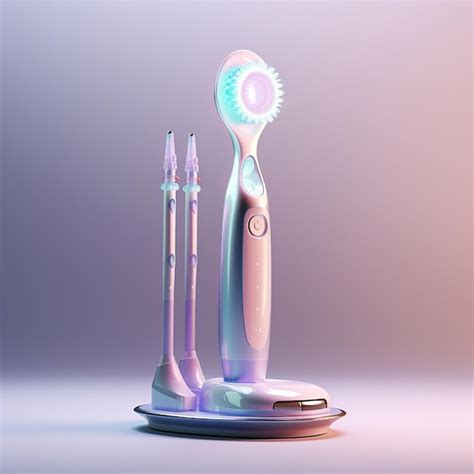 Illustration Of Electric Toothbrush Premium Ai Generated Image