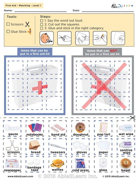 First Aid Printables