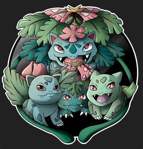 Pokemon Bulbasaur Evolution Deviantart