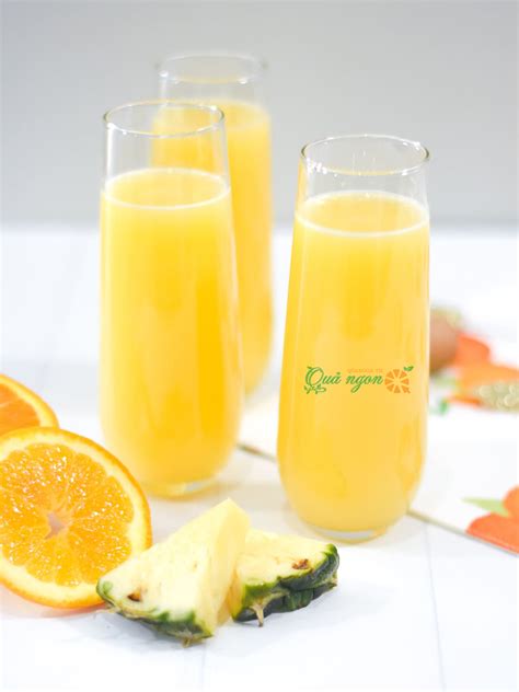 Cách Làm Nước ép Cam Dứa Bổ Sung Vitamin C Tuyệt Vời