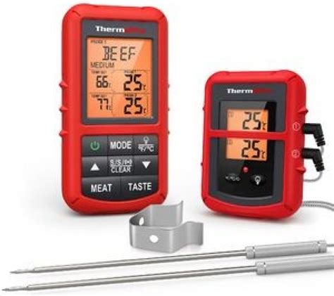 Thermopro Tp 20c Digitální Kuchyňský Teploměr Teploměr Do Udírny Tp 20c Sleviste Cz