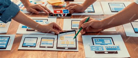 Premium Photo Creative Frontend Developer Brainstorming Ui Design