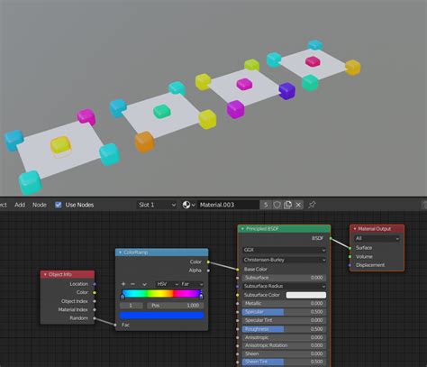 How To Assign Different Material For Instance Objects Blender Stack