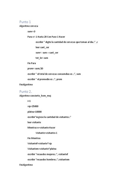 Ejercicios Matrices Funciones Y Ciclos Pseint Pdf Conceptos Matemáticos Algoritmos Y