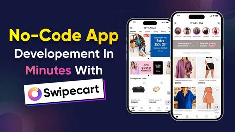 No Code Mobile App Development In Minutes With Swipecart Youtube