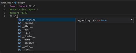 Specifc Relative Import Statement Causing Issues With Vsc Highlighting And Jumping