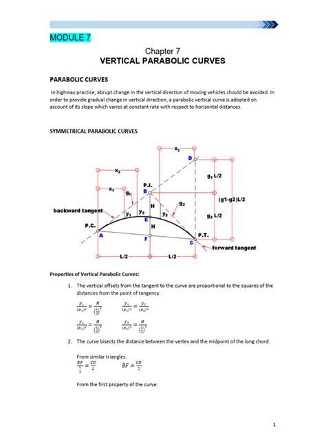 Vertical Parabolic Curves Explained Pdf Elementary Mathematics