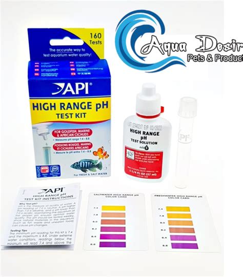 API HIGH RANGE PH TEST KIT Lazada
