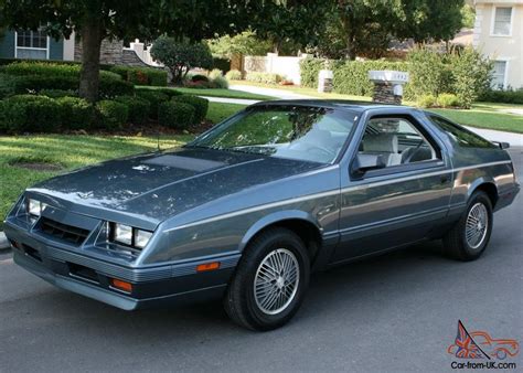 Rare Mint One Owner Survivor 1984 Chrysler Laser Turbo Coupe 47k Mi