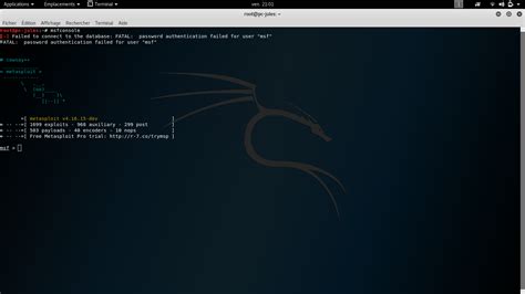 Problème Metasploit Kali Linux Par Julesfuzeau Page 1 Openclassrooms