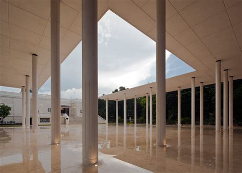 White Concrete Pavilion Creates An Events Space Dezeen