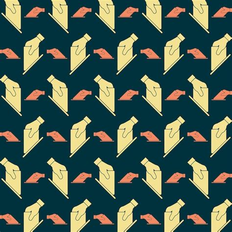 Premium Vector Election Vote Trendy Repeating Pattern Beautiful Blue