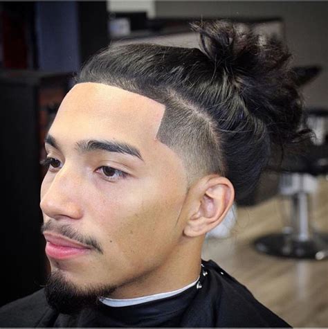Blackmalehair Man Bun Taper Fade Taper Fade With Bun