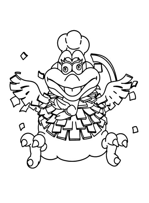 Mario Odyssey Coloring Sheet