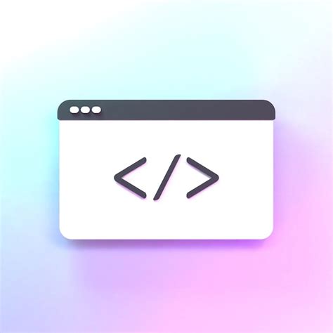 Premium Photo Browser Window With A Piece Of Code 3d Render Illustration