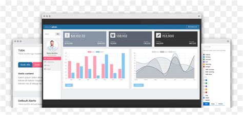 Angularjs Admin Template Angular 8 Admin Template Free Hd Png Download Vhv