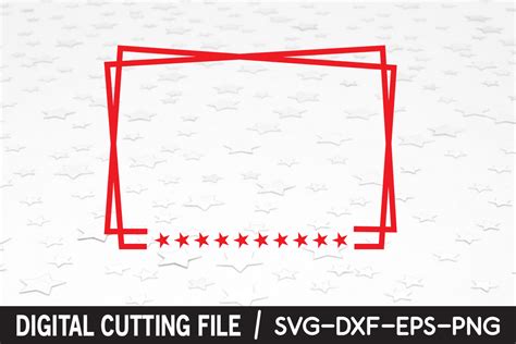 Rectangle Frame Svg Files Border 05 Graphic By Thesvgfactory · Creative