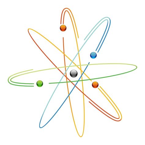 Premium Vector Atom Symbols Of Nuclear Energy Icon Scientific