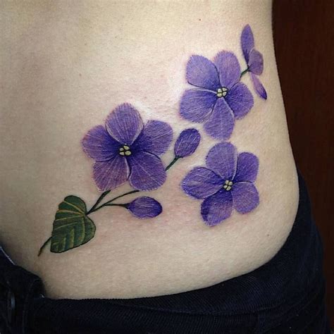 10 Beautiful Violet Tattoo Designs And Meanings Tattooadore Violet