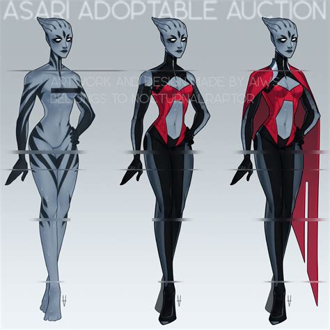 Asari Concept Art