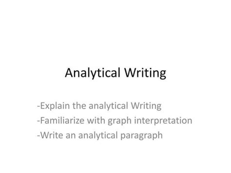 Analytical Paragraph 1pptx