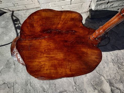 Adirondack Bent Twig Floor Lamp With Tri Leg Table Base For Sale At 1stdibs