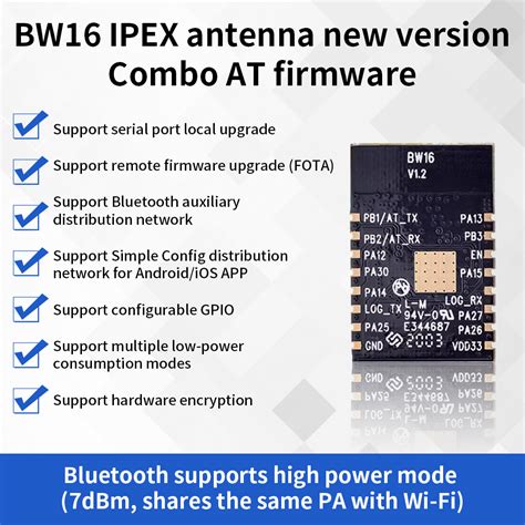 Keyestudio Bw16 Kit New Version Development Boardbw16 Ipex Antenna