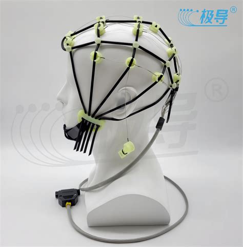 无胶脑电图帽盐水帽 脑电极帽 脑电电极 脑电导电膏 极导采集博物之选