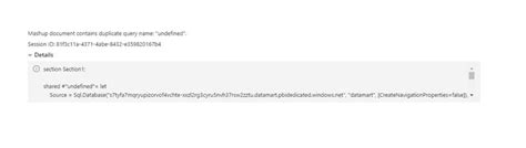 Power Bi Datamart Error Message Mashup Document Co Microsoft Fabric Community