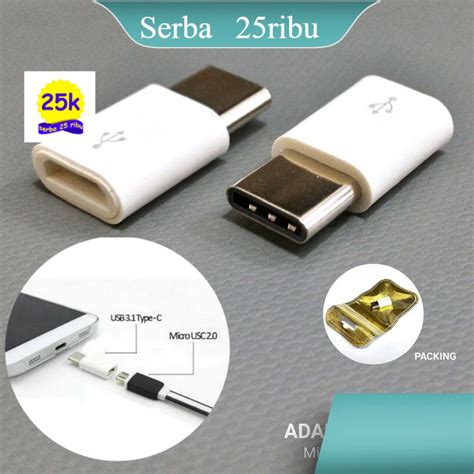 Micro C To Type C Male To Female Converter Adapter For Regular HP Type C To Type C Shopee