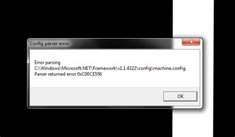 Config Parser Error Rtechsupport