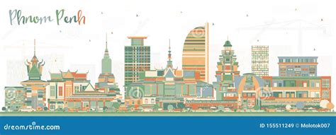 Phnom Penh Map Detailed Map Of Phnom Penh City Poster With Streets
