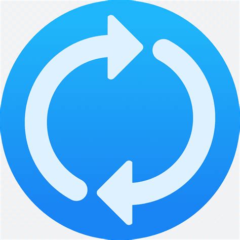 Update Button Icon Blue