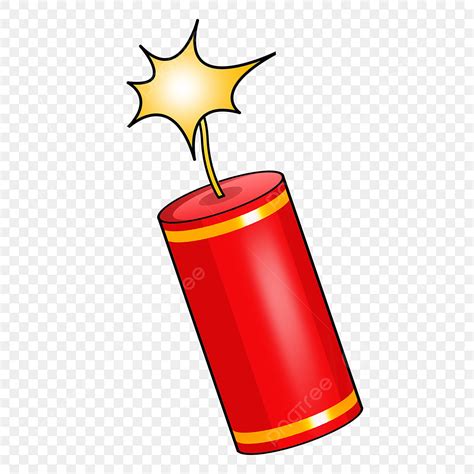 Red Firecracker Clipart Png Images 2019 Red Festive Cartoon