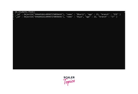 Upsert In MongoDB Scaler Topics