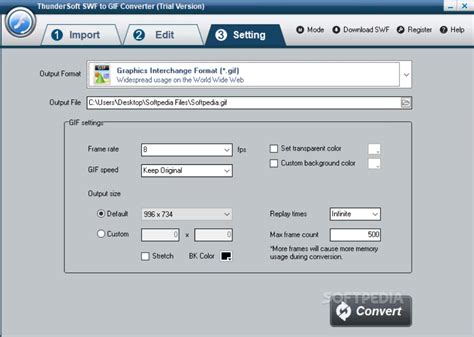 ThunderSoft SWF To GIF Converter Download Softpedia