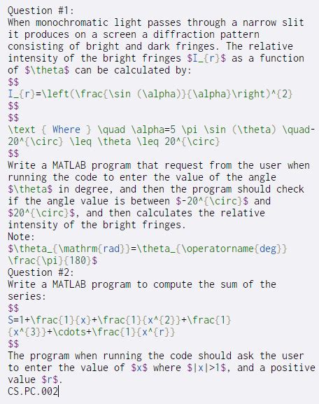 Solved Question 1 When Monochromatic Light Passes