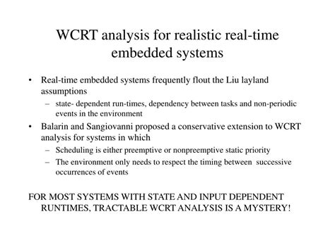 Ppt Scheduling For Embedded Real Time Systems Powerpoint Presentation Id274438