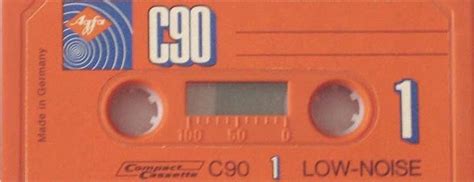 Vintage Orange Cassette C90 Header Banner