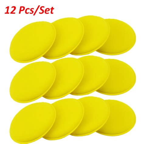 차량용 왁스 폴리시 폼 스폰지 부드러운 노란색 왁스 스폰지 패드 버퍼 디테일링 케어 워시 깨끗한 타올케어 샴푸 Aliexpress