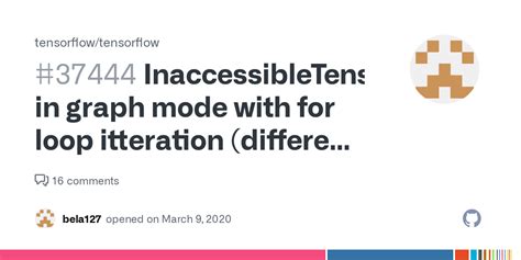 Inaccessibletensorerror In Graph Mode With For Loop Itteration Different Sized Tensors Tf