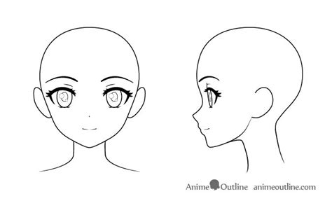 How To Draw Chibi Head Side