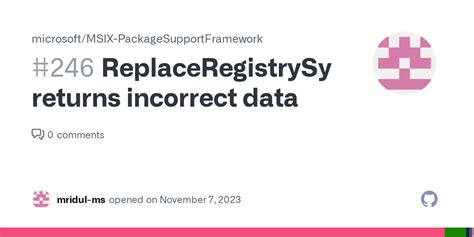 Replaceregistrysyntax Returns Incorrect Data · Issue 246 · Microsoft