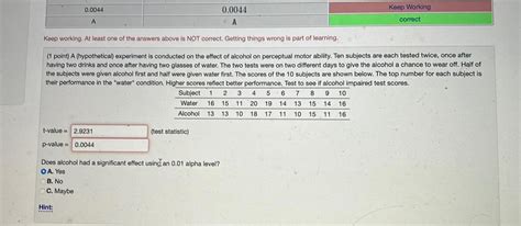 [answered] 0 0044 A Keep Working At Least One Of The Answers Above Is