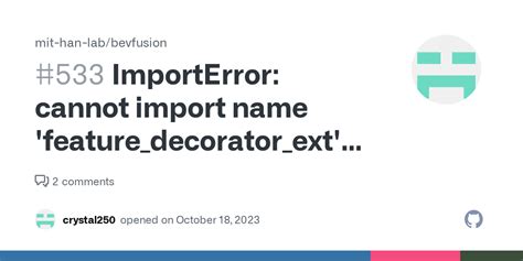 ImportError Cannot Import Name Feature Decorator Ext From Partially