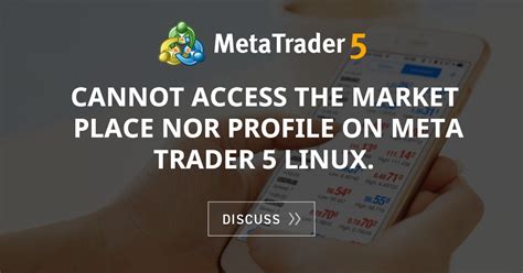 Cannot Access The Market Place Nor Profile On Meta Trader 5 Linux Liquidity General Mql5